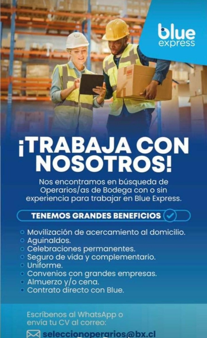 ¡Oportunidades de Empleo en Blue Express!